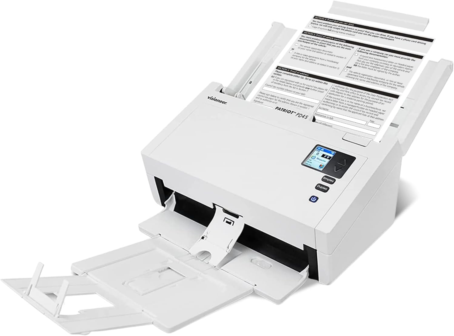 Office Document Scanner RICOH Fi-7460 Wide-Format Document Scanner With ...