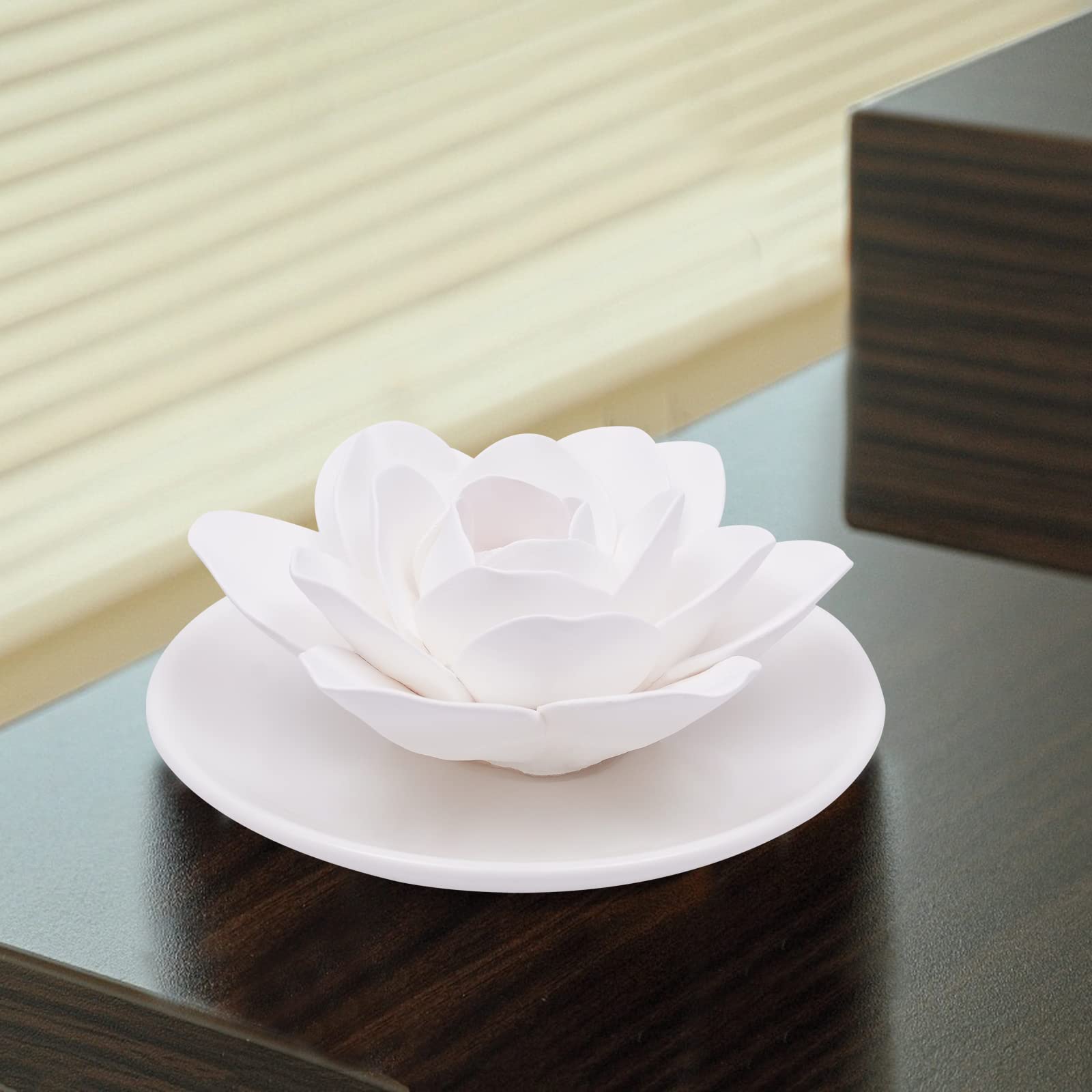 Snapklik.com : Eleeferri Essential Oil Passive Flower Diffuser Flower ...