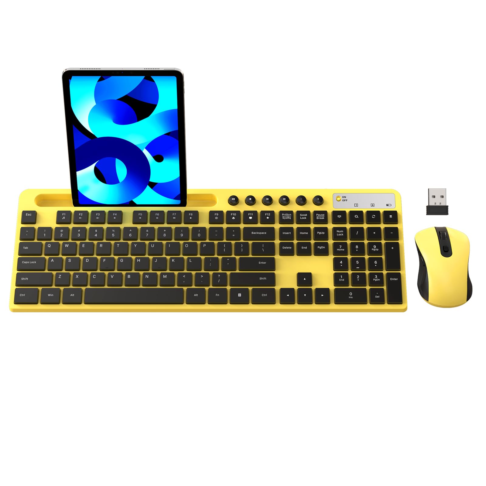Amazon.com: Wireless Keyboard and Mouse Combo, MARVO 2.4G Ergonomic ...
