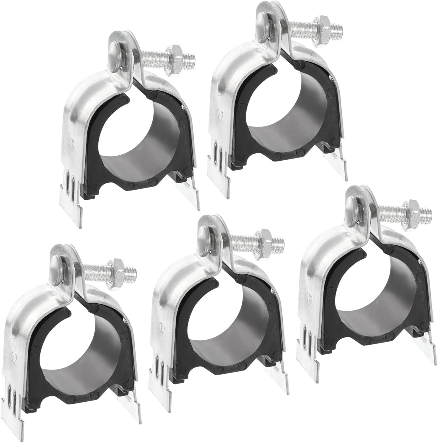 uxcell Rubber Cushion Strut Clamp 5Pcs 1-21/32" Cushioned Clamp Strut ...