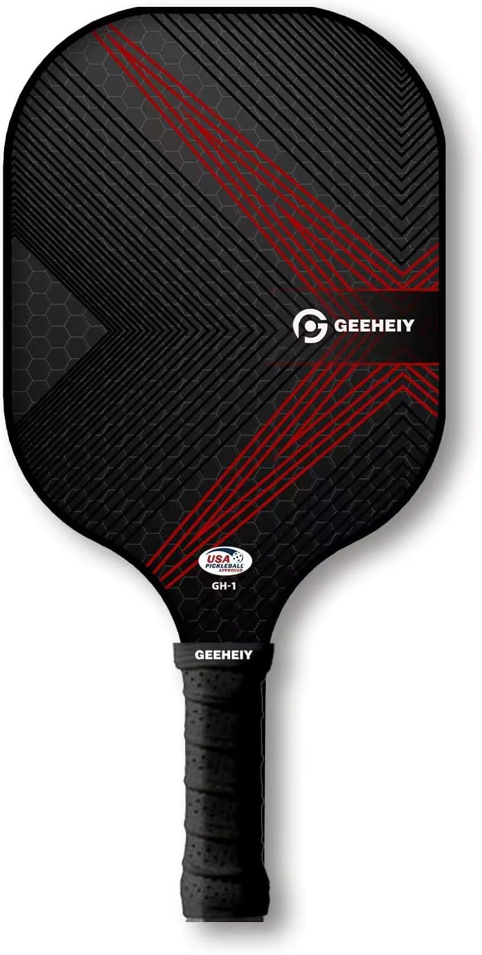 Amazon.com : Pickleball Paddles Set of 2 - USAPA Approved Carbon Fiber ...
