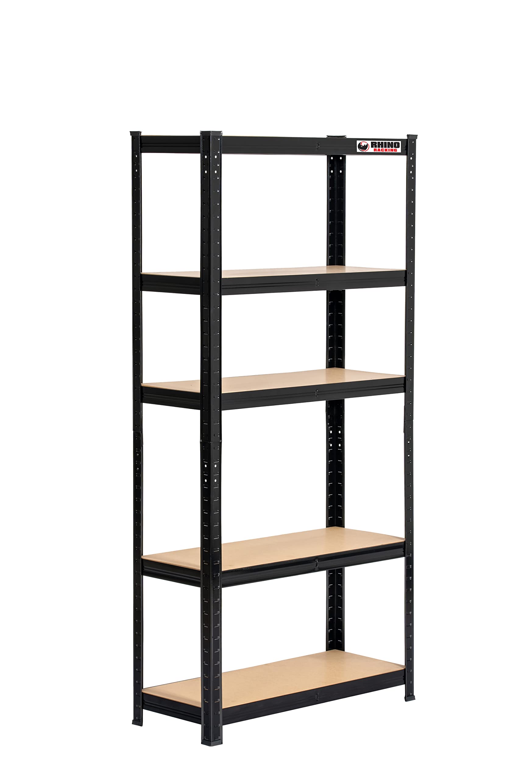 Buy Rhino Racking Heavy-Duty Garage Shelving unit – 5-Tier Steel ...