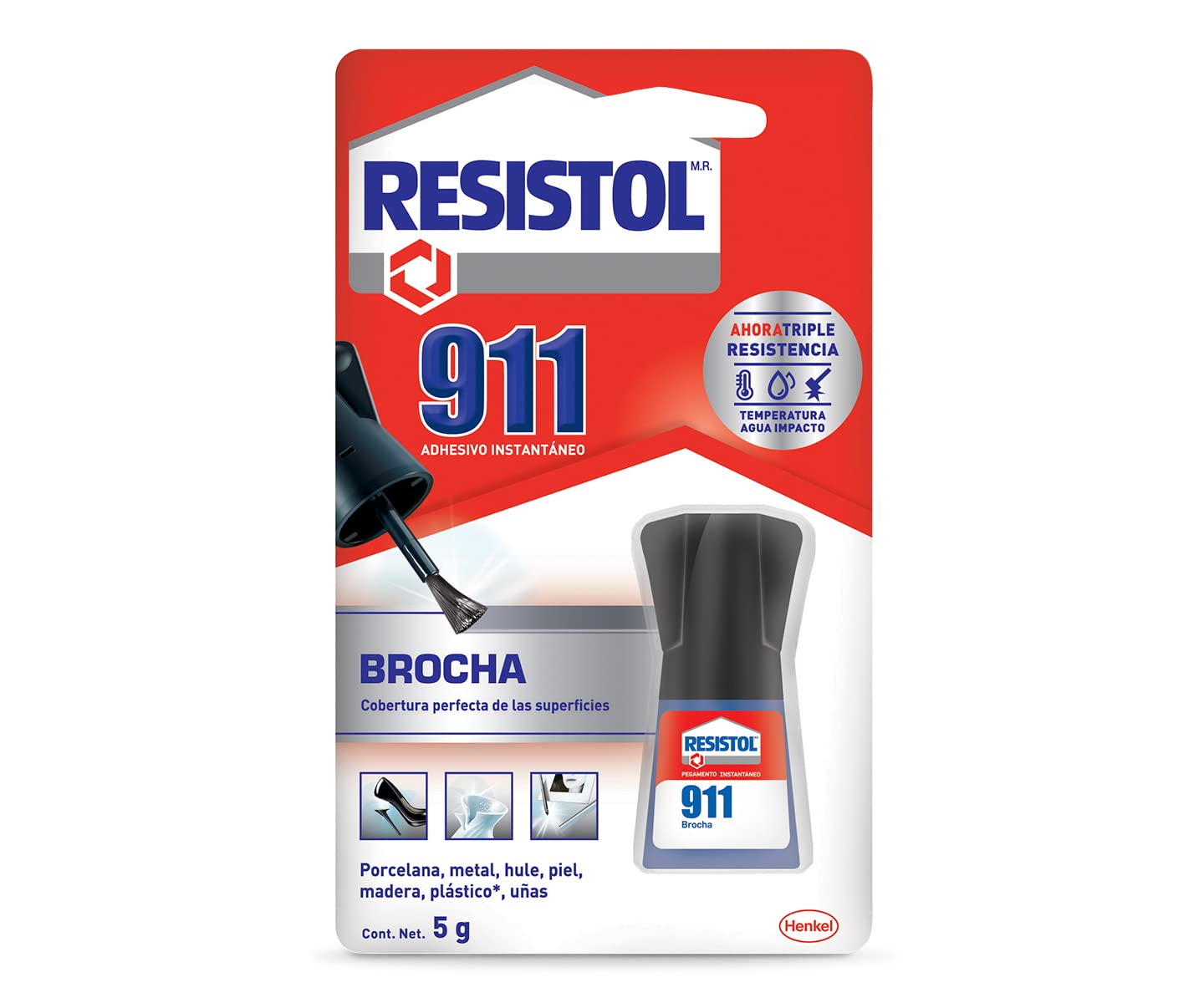 Resistol 911 Pegamento Instantáneo Borcha, máxima fuerza de pegado ...