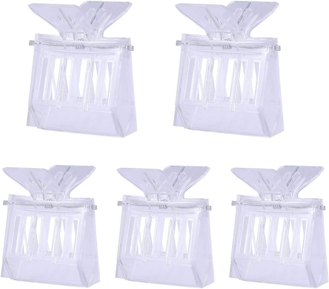 Amazon.com : VORCOOL 5pcs Beekeeping Queen Bee Cage Catcher Clips ...