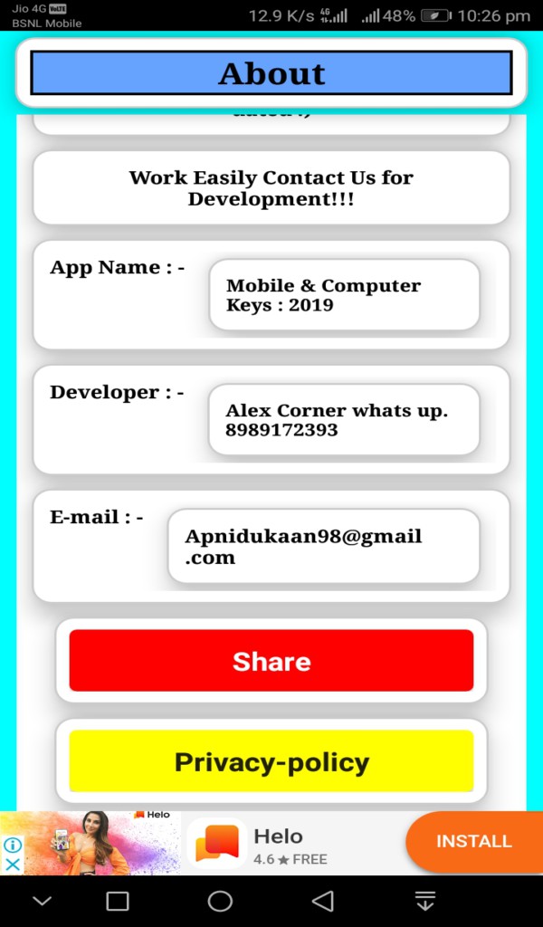 Mobile and Computer Secret Key - App on Amazon Appstore