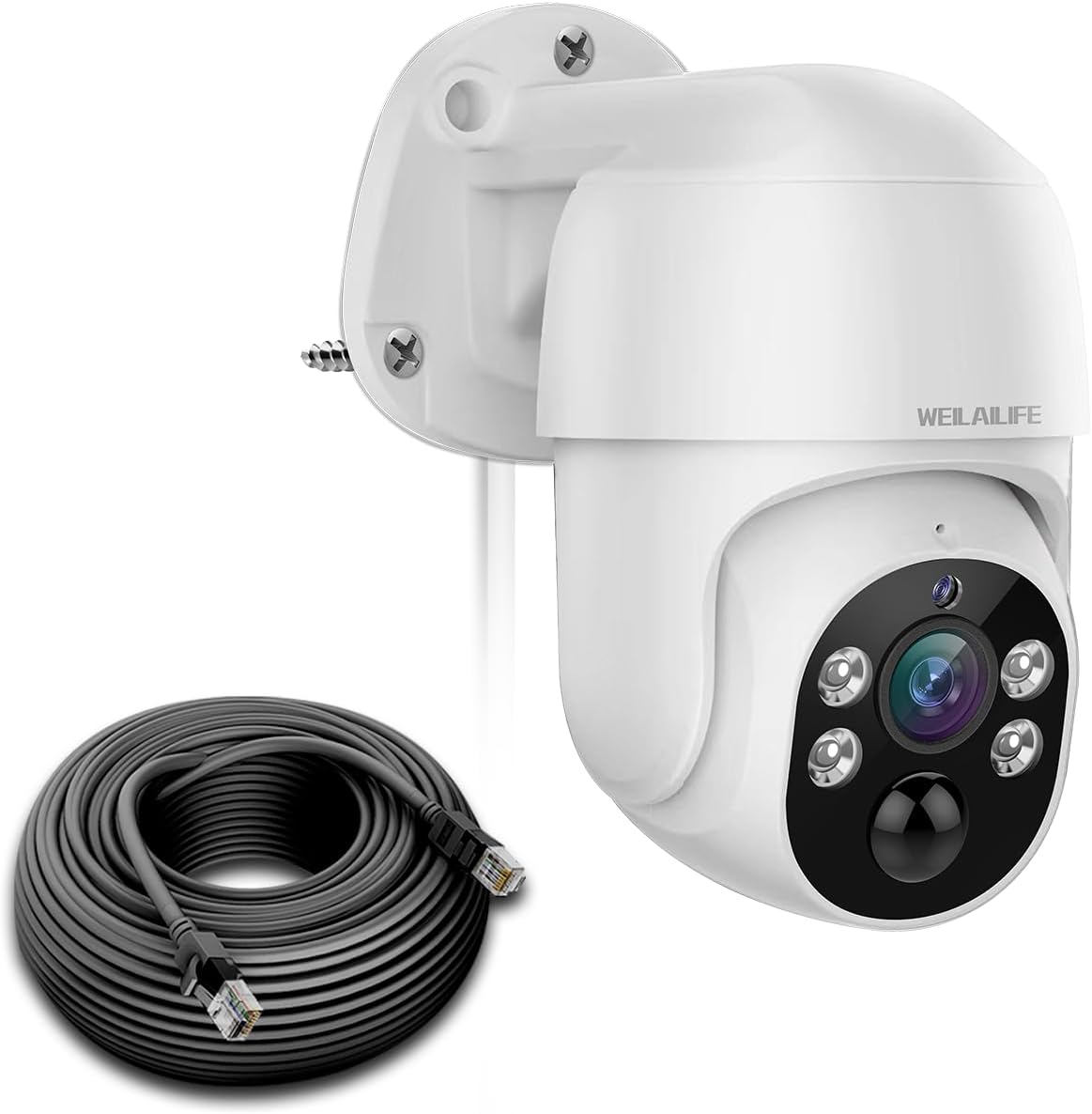Amazon.com : WEILAILIFE 【2-Way Audio & PTZ Digital Zoom】 4K 8MP Extend ...