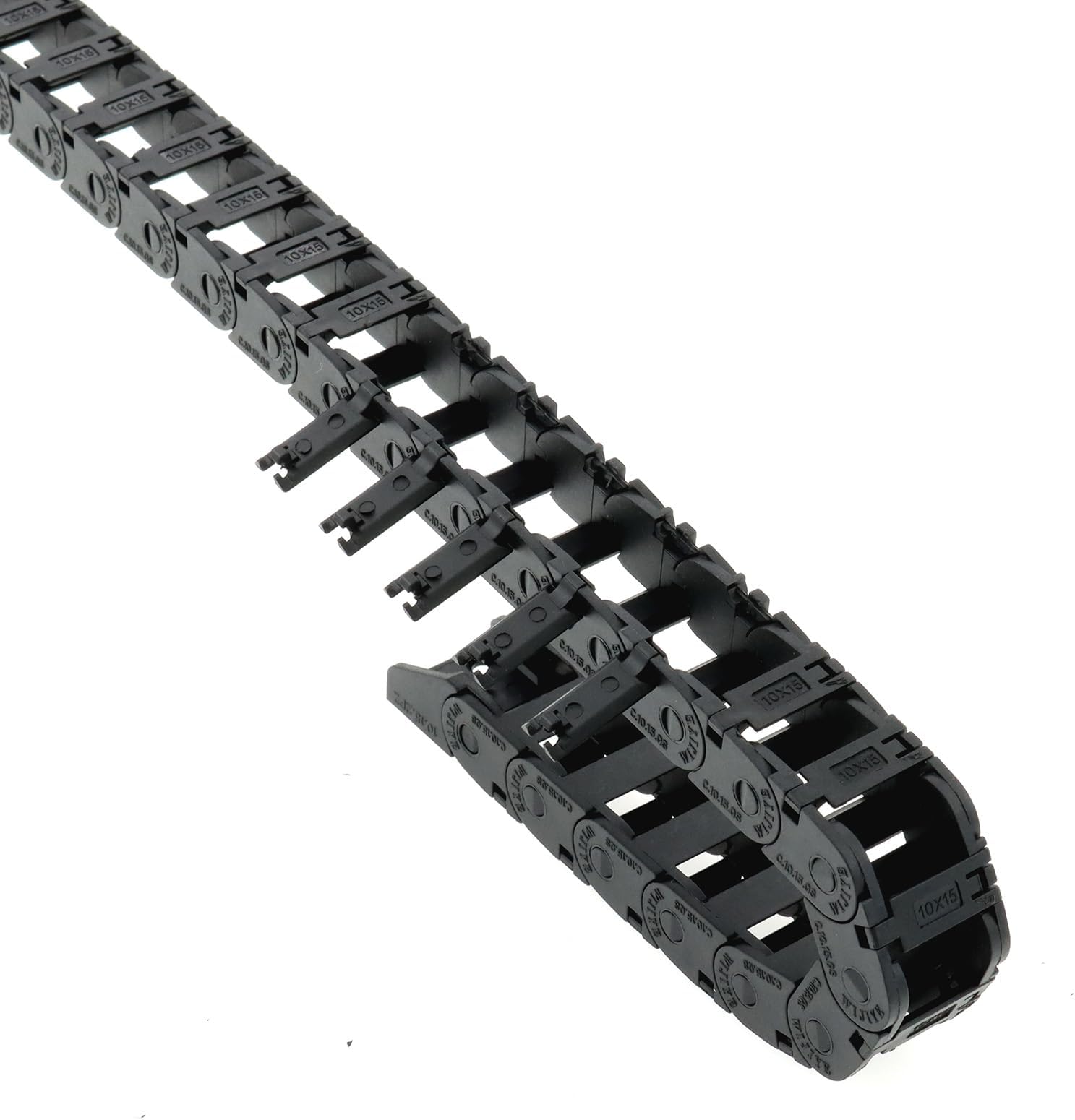 Amazon.com: 2pcs 39.4inch Drag Chain Cable Carrier Open Type R18 Wire ...