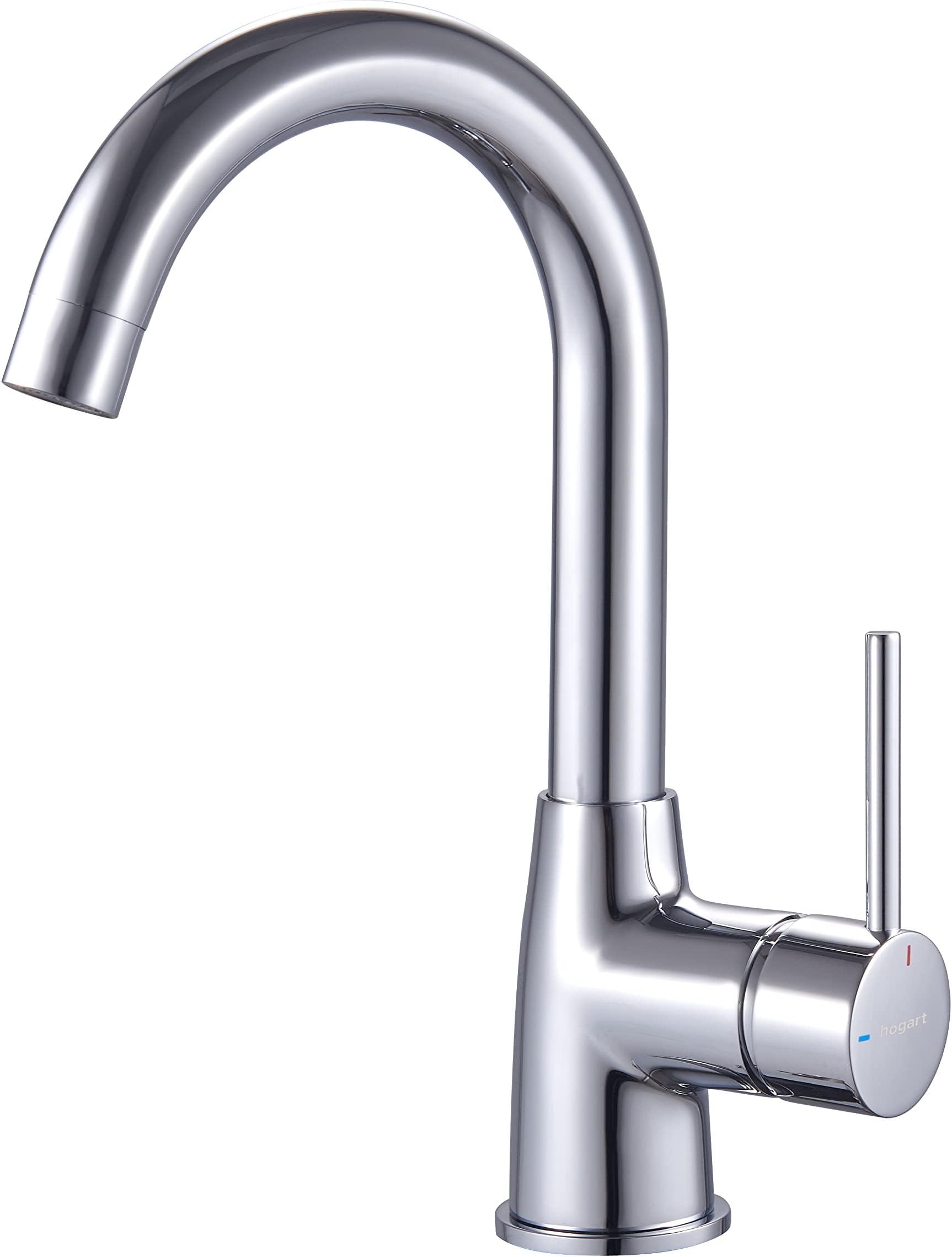 Auralum Wasserhahn Bad 360 grad drehbar, Wasserhahn Bad Hoch Messing ...