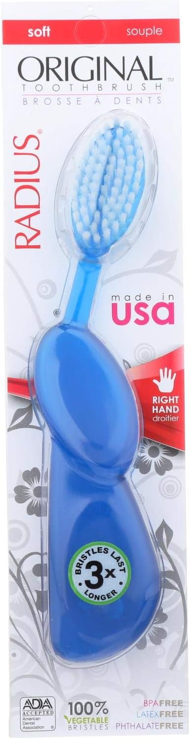 Amazon.com : Radius Original Toothbrushes Right Assorted Colors ...