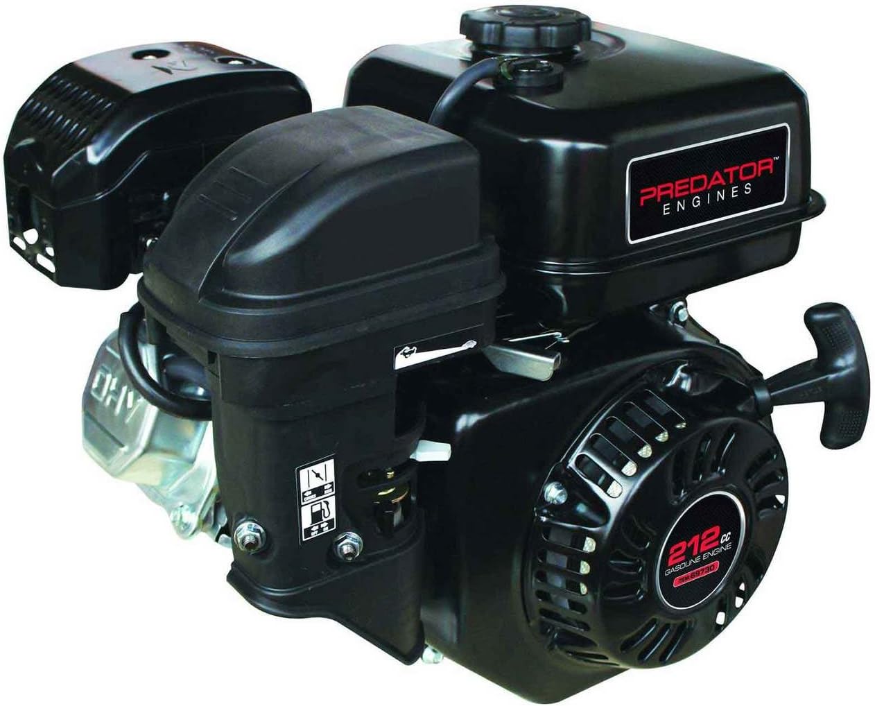 Amazon.com : Predator 6.5 HP 212cc OHV Horizontal Shaft Gas Engine ...