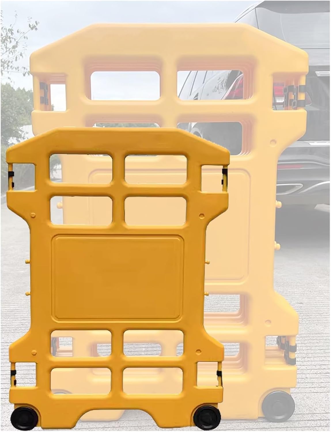 XILYZMO Retractable Traffic Barricade, Portable Barrier Door, Mobile ...