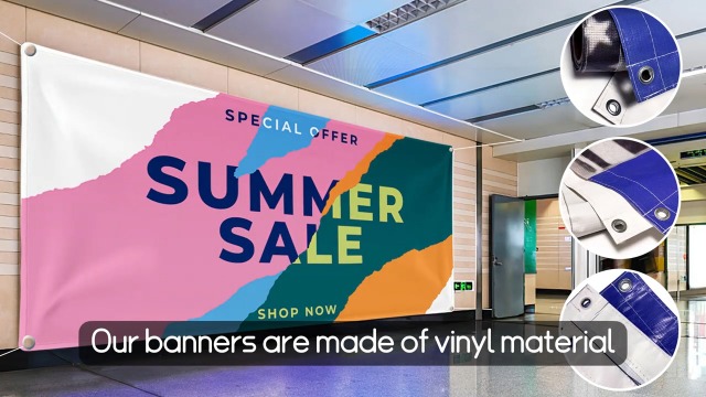 Ultimate Vinyl Sign Shop Layout Window Banners 2 Sided Window