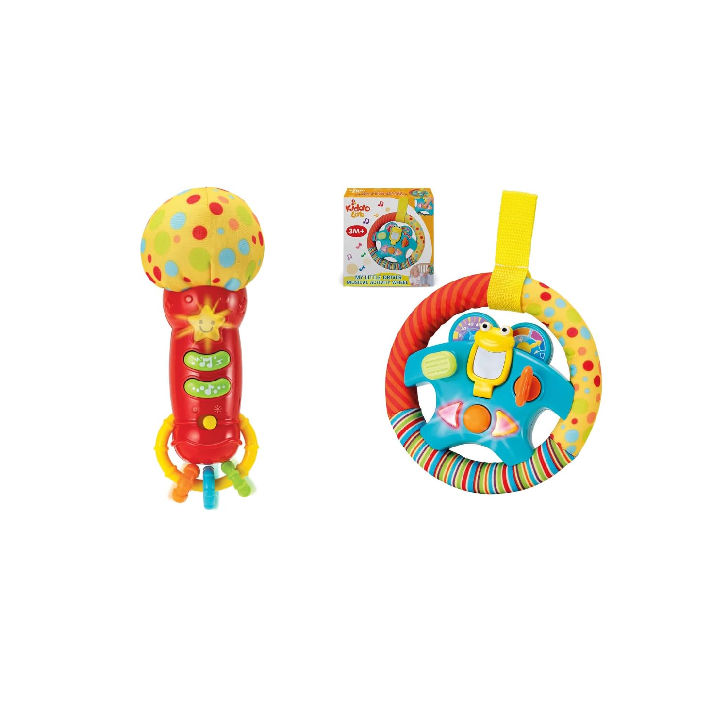 Amazon.com: KiddoLab Interactive Adventure Set: Baby's First Microphone ...