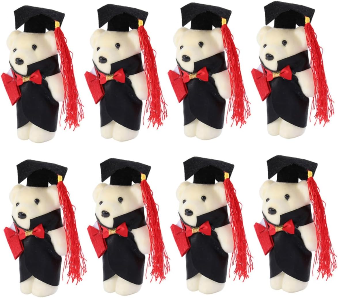Amazon.com: NAMOARLY Bulk Graduation Bears Academic Dress 8pcs Standing ...
