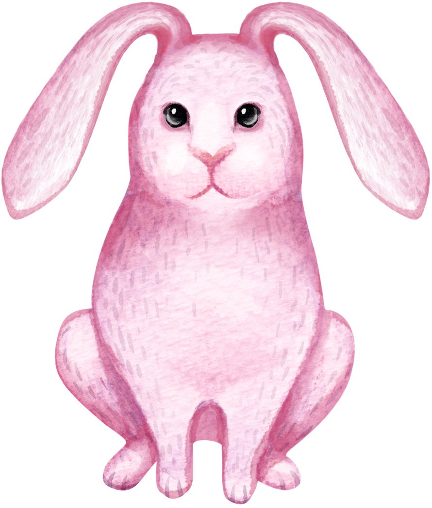 Pink Bunny Clipart