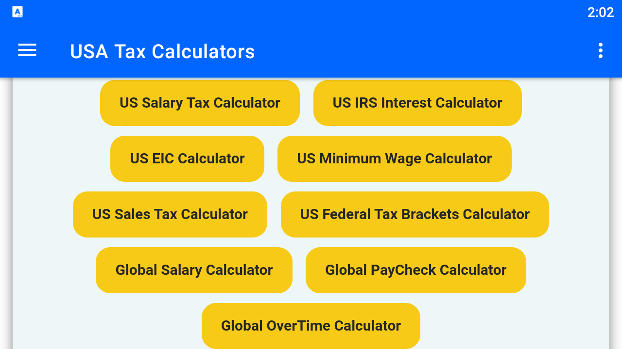 USA Tax Calculators - App on Amazon Appstore