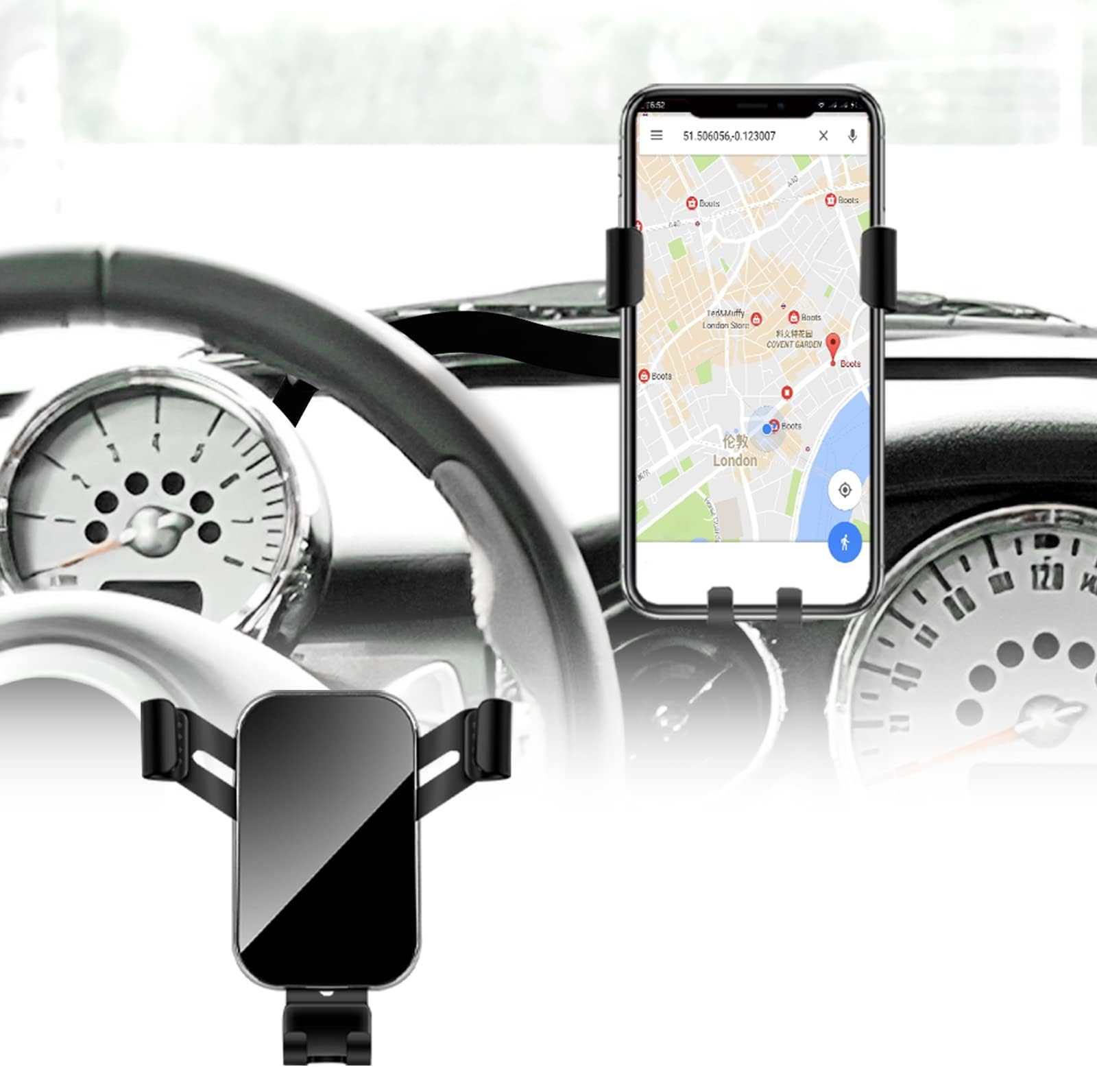 Amazon.com: KUNGKIC for Mini R50 R52 R53 Hatch Auto Phone Holder ...
