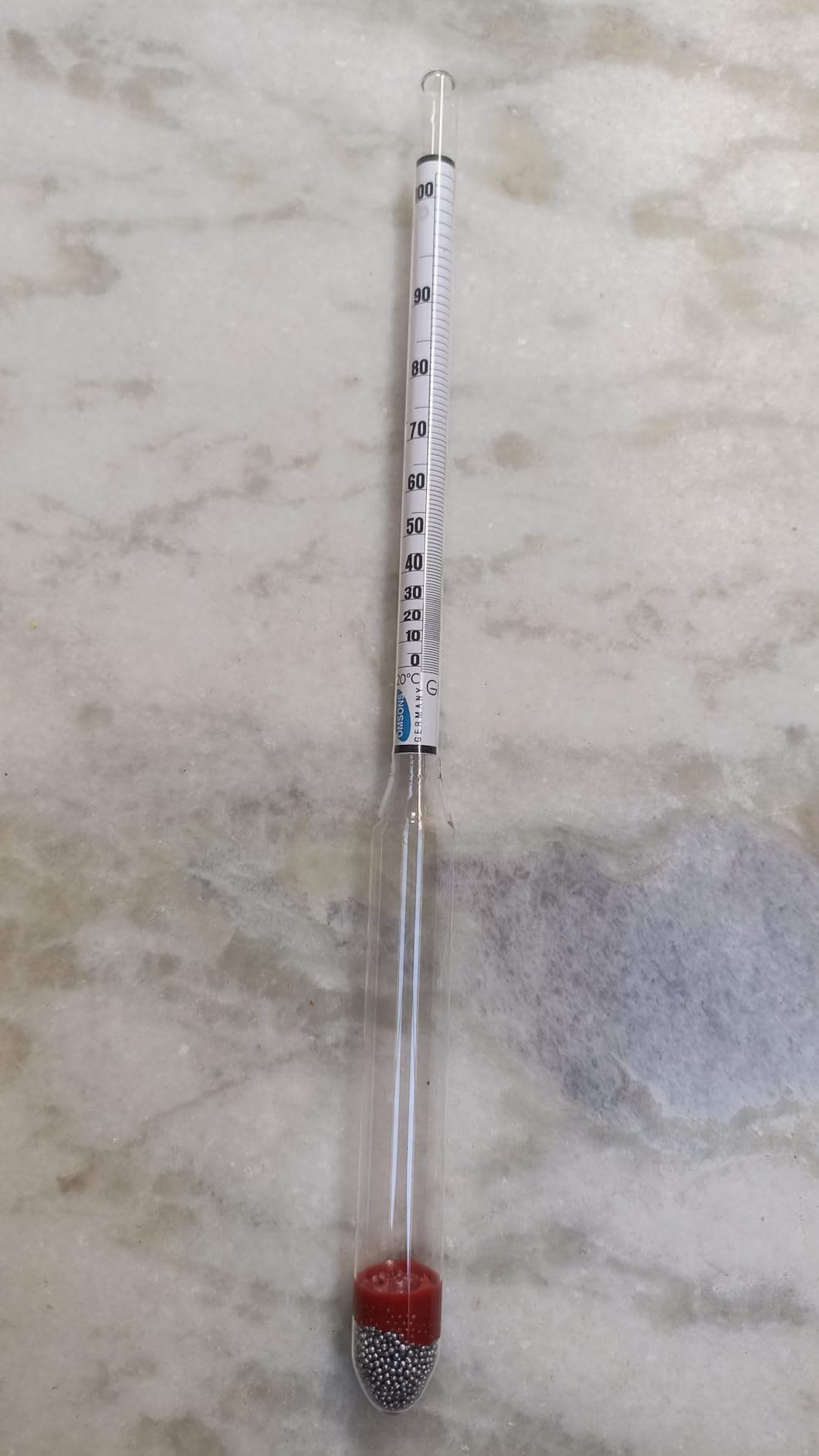 Alcohol Hydrometer 0-200 Alcoholmeter Spiritometer for Moonshine Still ...