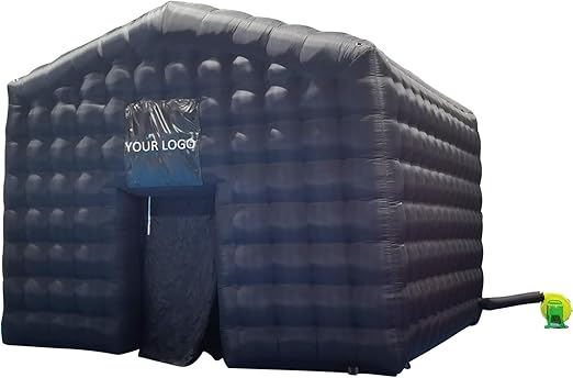 Amazon.com: SAYOK LED Inflatable Air Cube Tent Inflatable Black Tent ...