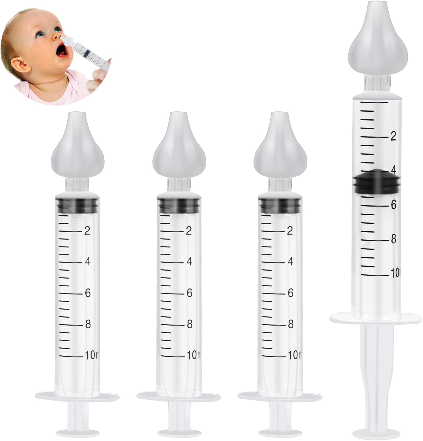 Amazon.com: Syringe Nasal Irrigator, Portable Nasal Irrigation for Baby ...