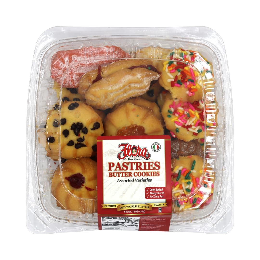 Amazon.com: Italian Pastries Butter Cookies (Assorted Varieties ...