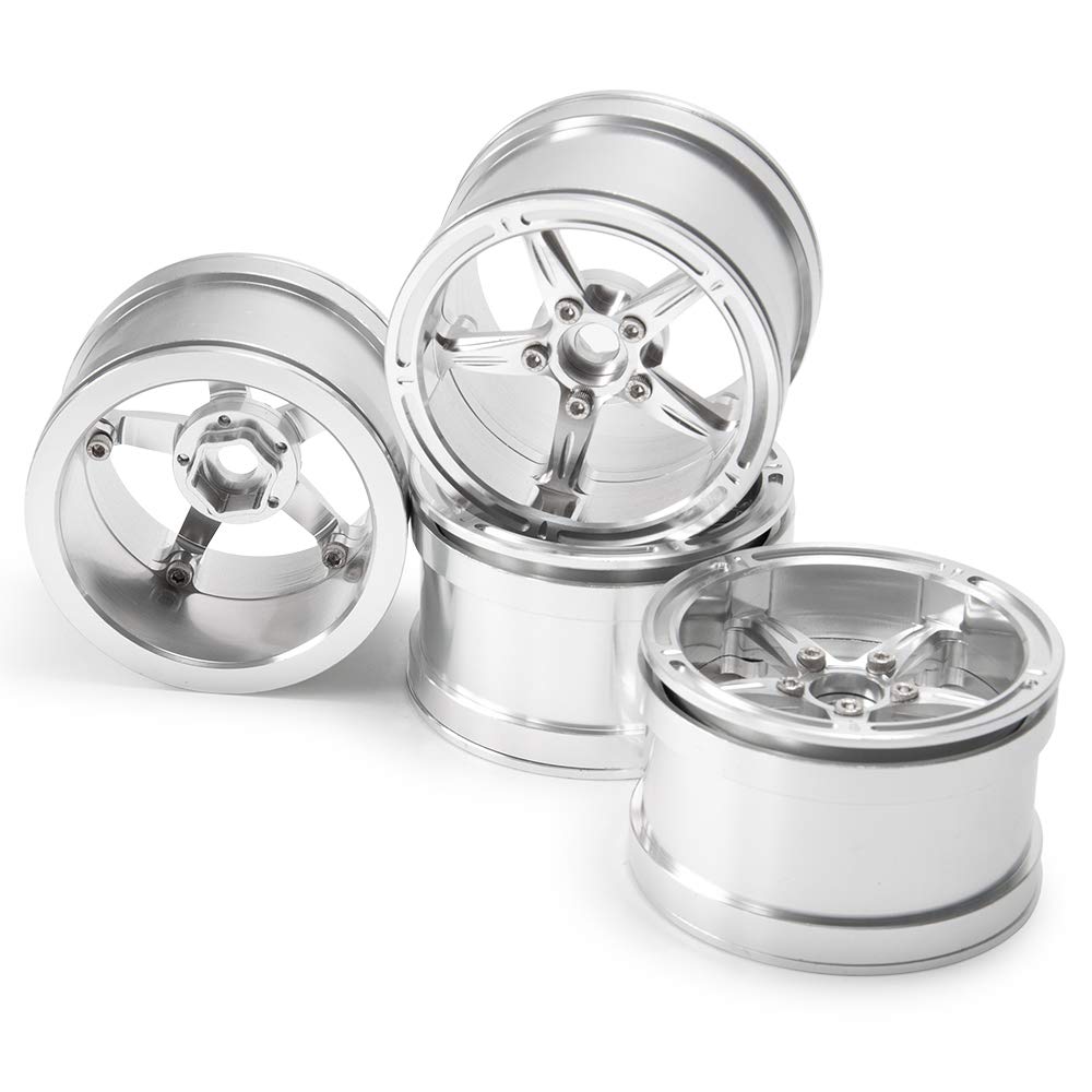 Snapklik.com : MOHERO 2.2" Beadlock Wheels Rims For 1/10 Scale RC ...