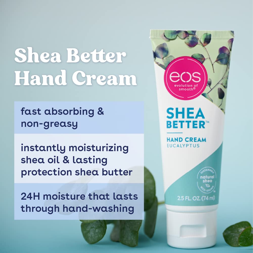 Snapklik.com : Eos Shea Better Hand Cream - Eucalyptus Natural Shea ...