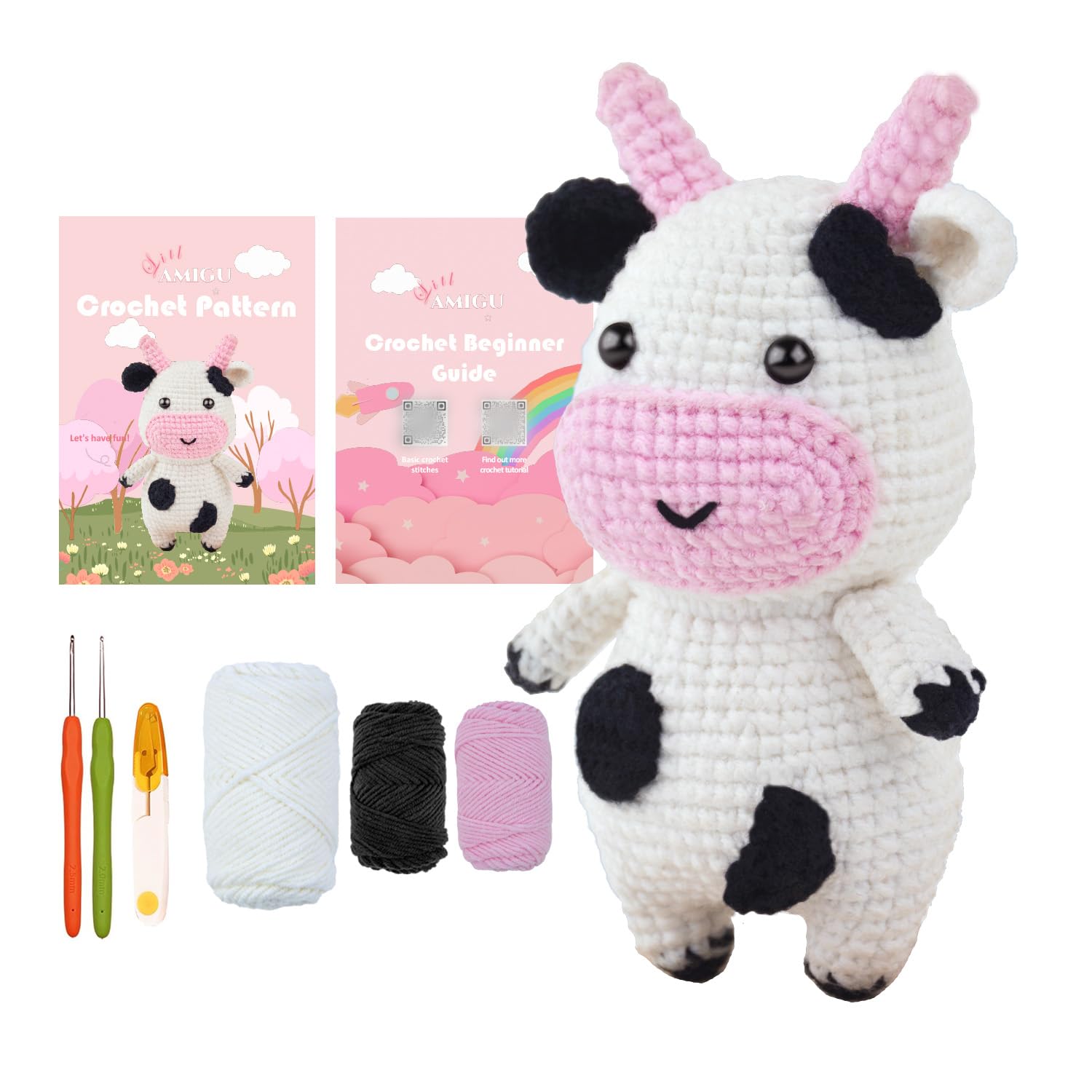 Tutorial De Vaca Amigurumi Vaca Amazon.com: CiyvoLyeen Highland Kit