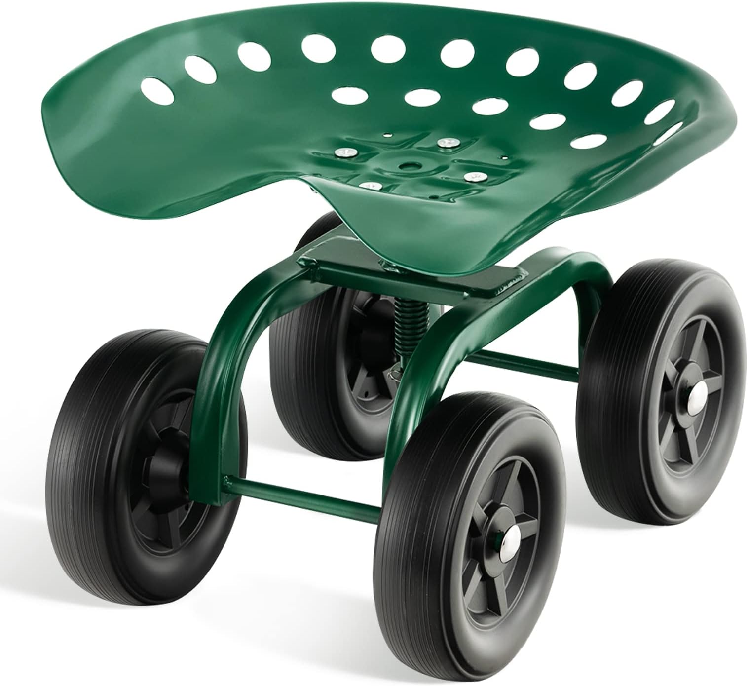 Amazon.com: IRONMAX Garden Cart with Seat, Gardening Rolling Stool ...