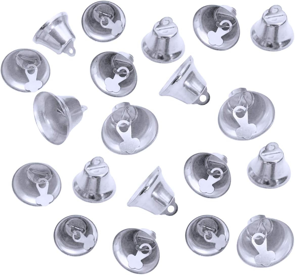 Amazon.com: homeemoh 100 Pcs 10mm(0.39inch) Small Gold Metal Bells for ...