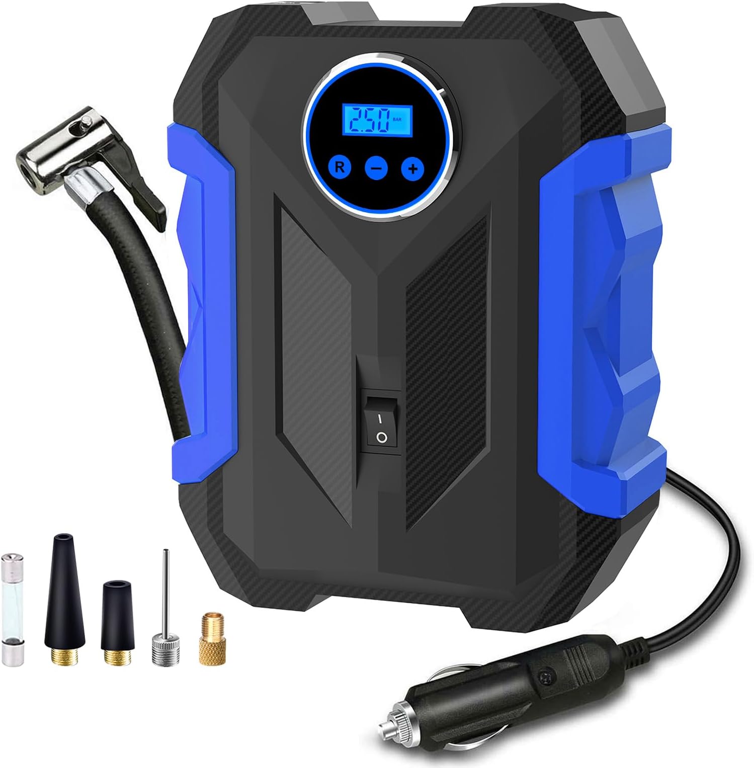 Amazon.com: YAKEFLY Tire Inflator Portable Air Compressor,12V DC Car ...