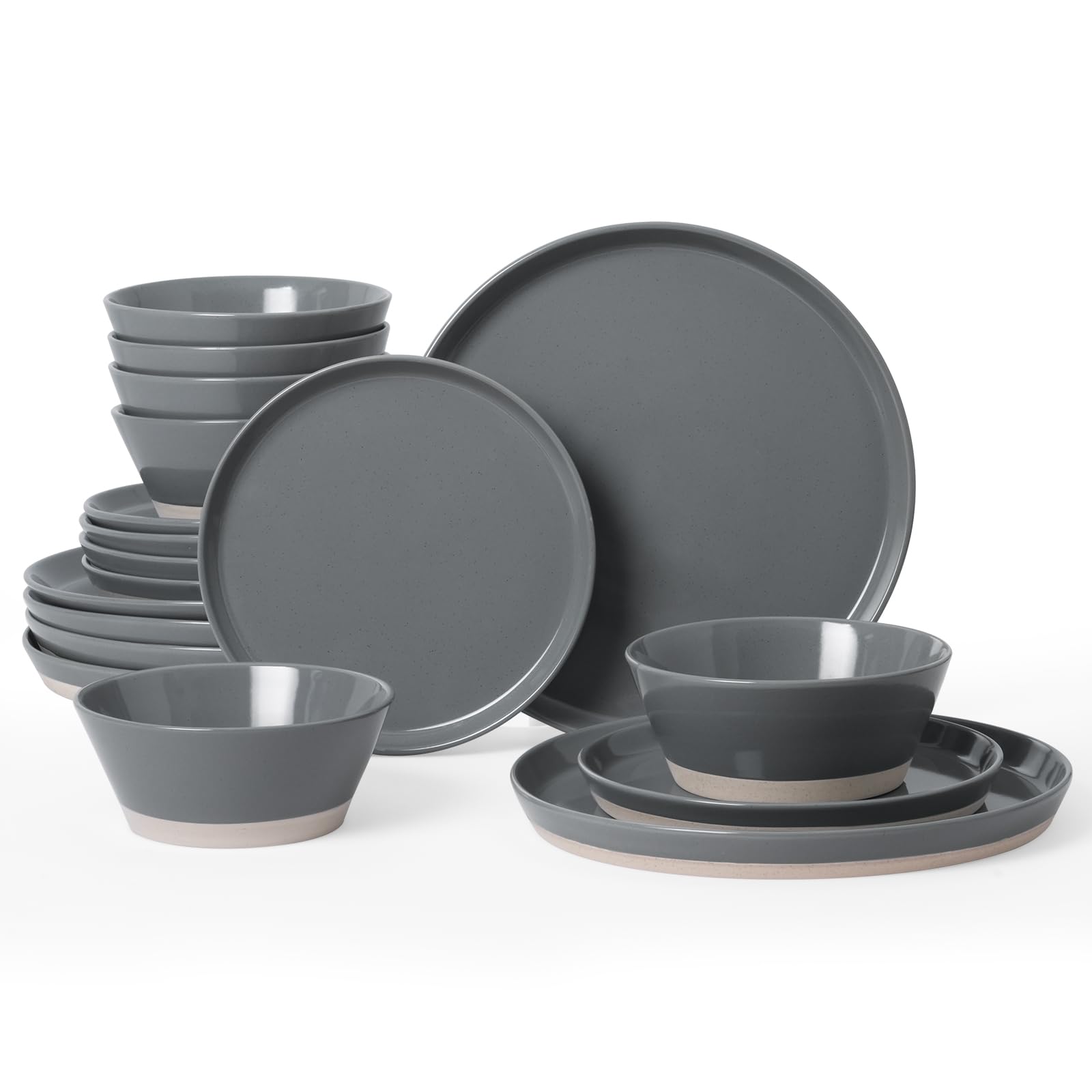 Amazon.com | Famiware Saturn Dinnerware Sets, 18 Piece Dish Set, Plates ...