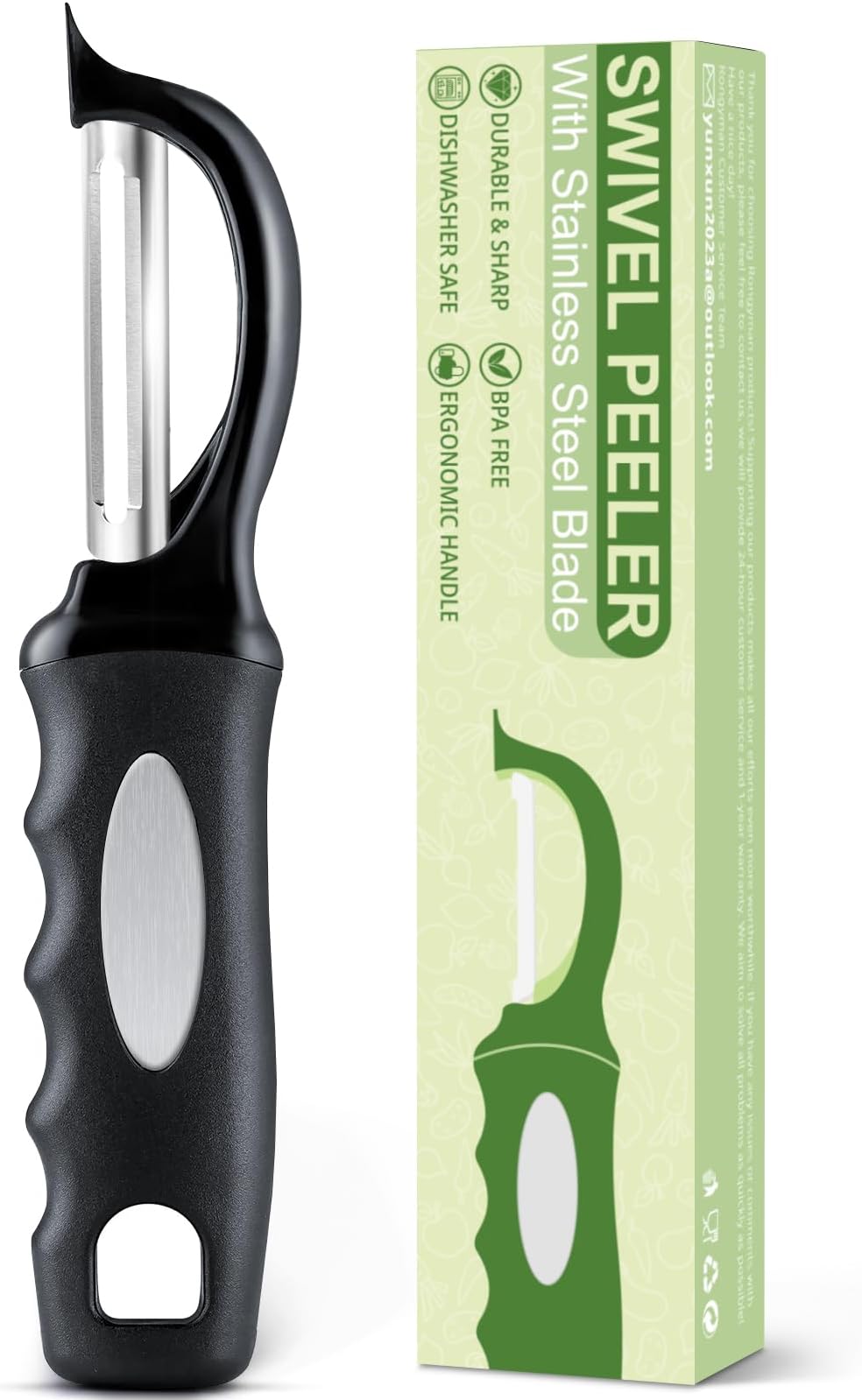 Amazon.com: Vegetable Fruit peeler for kitchen Potato Peeler Hand Sharp Stainless Steel Peelers ...