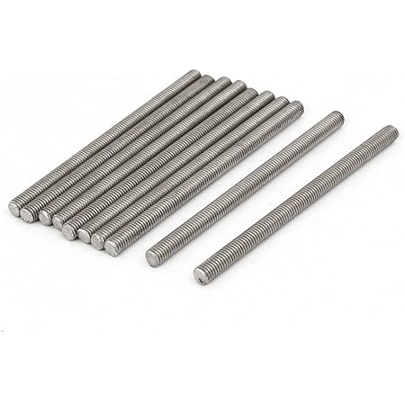 Amazon.com: uxcell M5 x 150mm 304 Stainless Steel Fully Threaded Rod ...