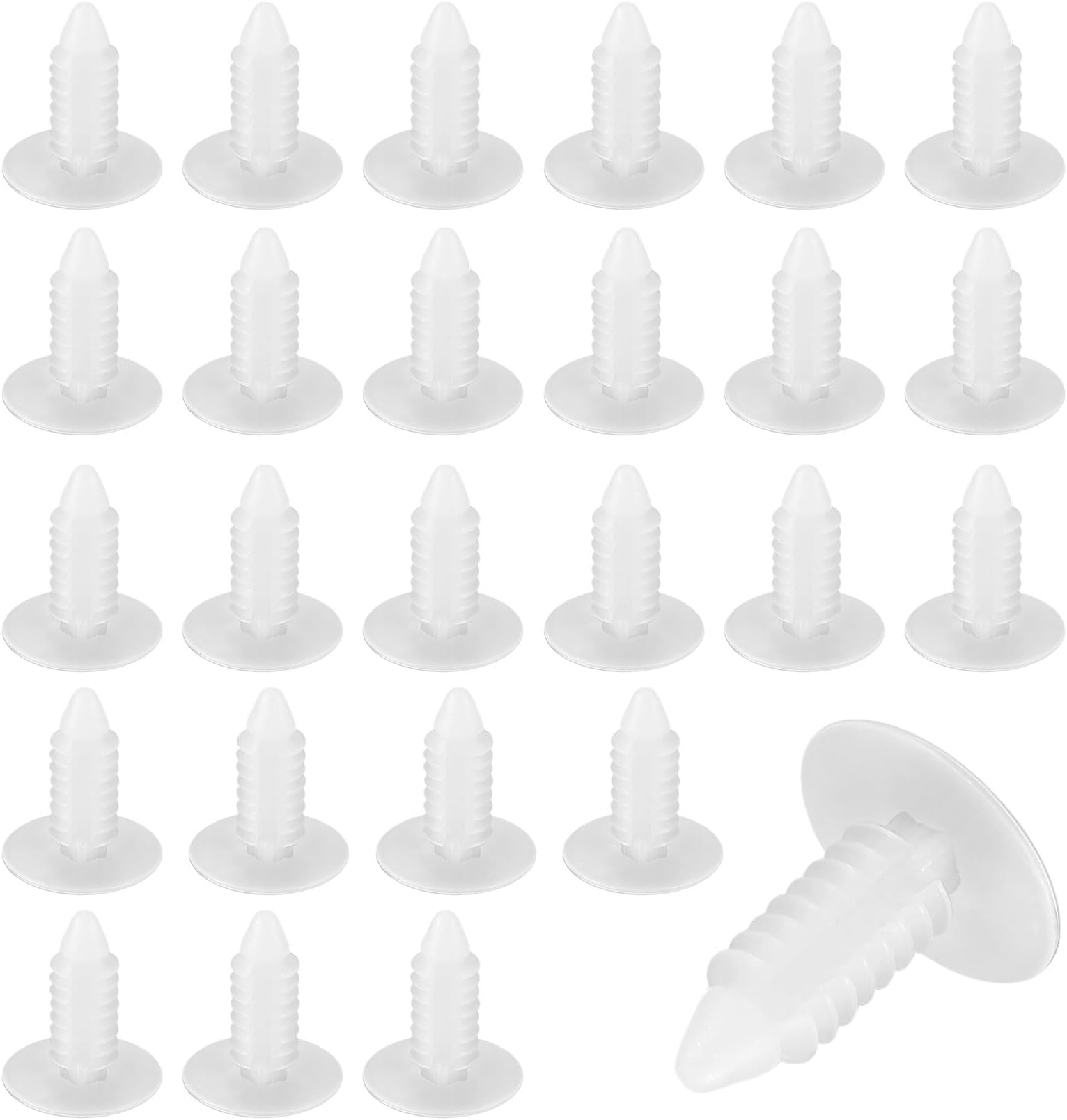 Amazon.com: uxcell 50pcs Plastic 7.5mm Hole Dia Car Fastener Rivet ...