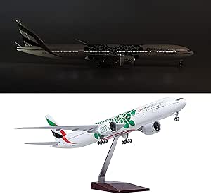 Amazon.com: Airplane Model Boeing 777-300Er Building Kit Airline World ...
