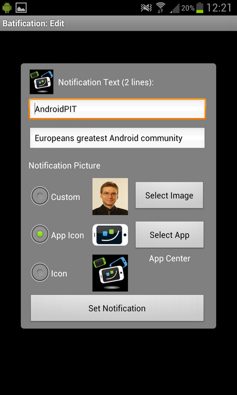 Batification - Bat your App - Notification Bar Launcher:www.amazon.com ...