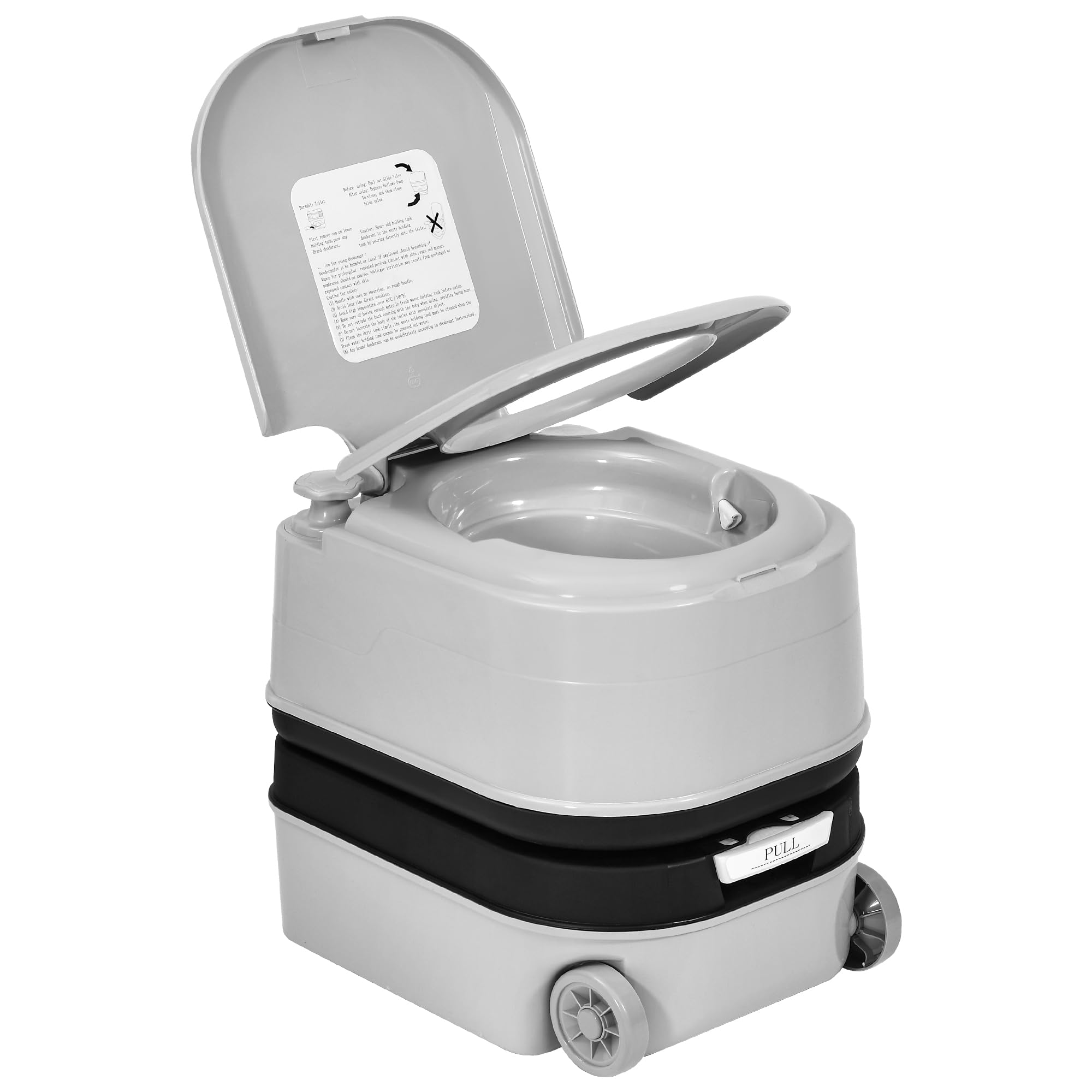 Amazon.com: YITAHOME 5.28 Gallon Portable Toilet for Camping, RV Travel ...