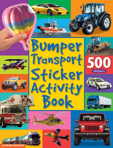 Bumper Transport Sticker Activity Book: Amazon.co.uk: Picthall, Chez ...