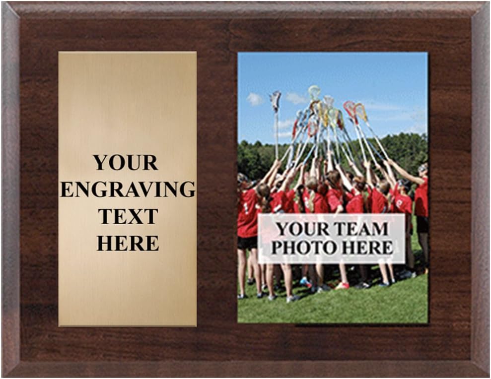 Amazon.com: Horizontal Team Photo Gift - 10 x 8 Wood Team Plaque Awards ...