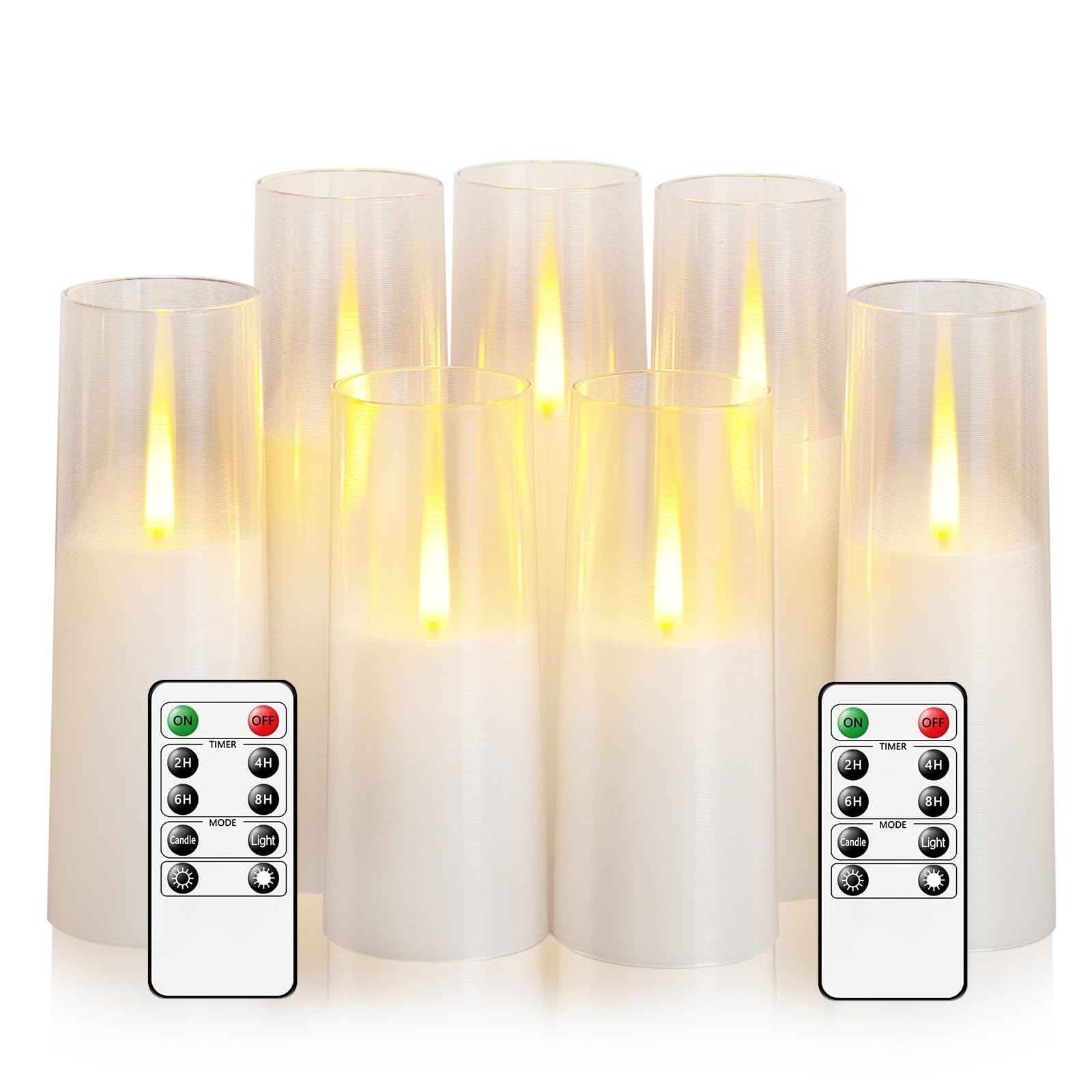 Amazon.com: kakoya Flameless LED Candles Upgraded Realistic Flickering ...