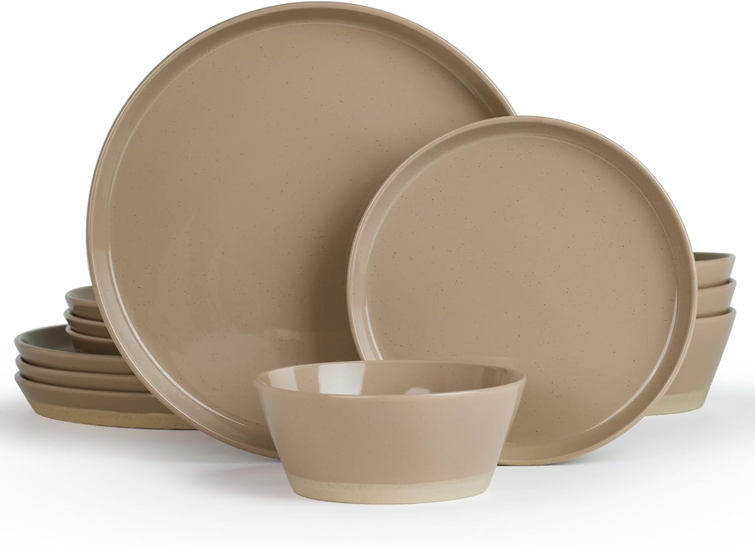 Amazon.com | Famiware Saturn Dinnerware Sets, 12 Pieces Dish Set ...