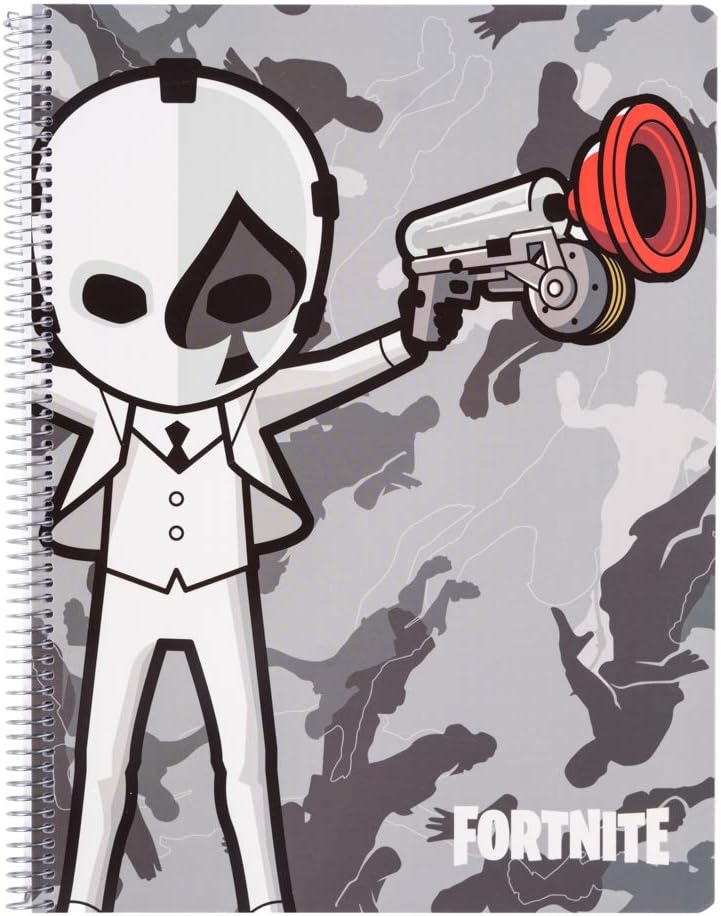 Fortnite Notizbuch, Polypropylen, A4, 5X5, mikroperforiert : Amazon.de ...