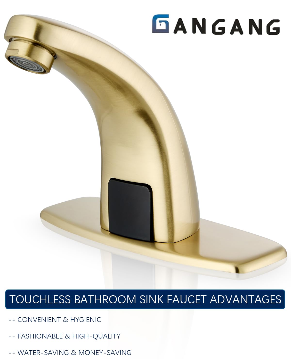 Snapklik.com : Touchless Bathroom Sink FaucetAutomatic Motion Sensor ...