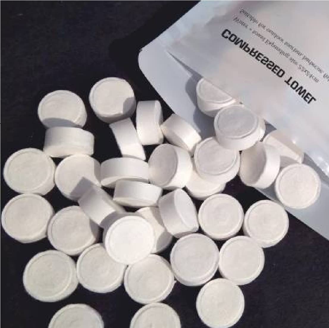 Winkelen Magic Coin Tablet Tissue - Disposable Mini Face Towel Tablet ...