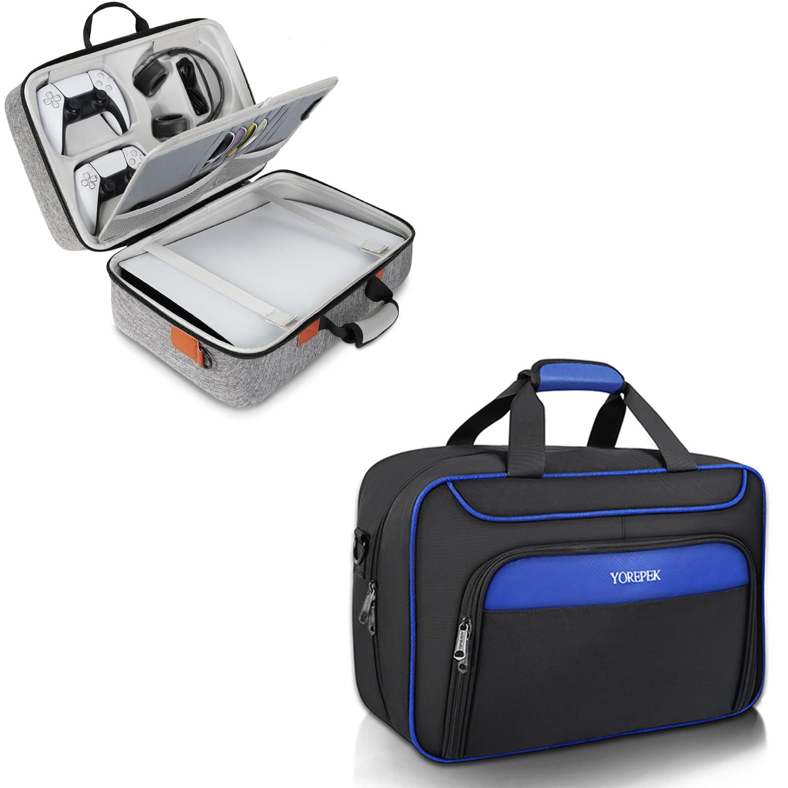 Amazon.com: YOREPEK Travel Carrying Case Compatible with for PS5, PS5 ...
