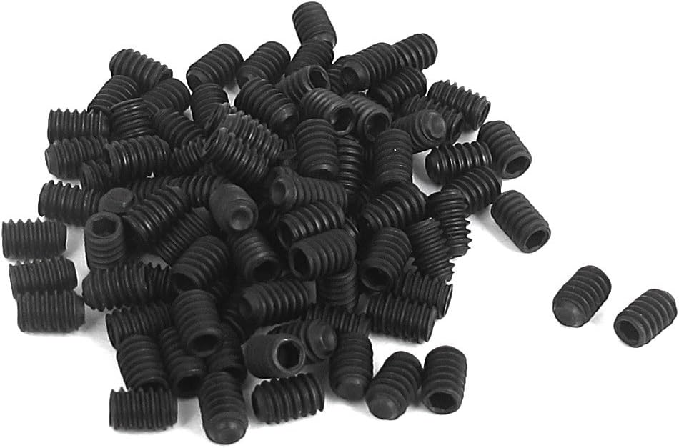 Amazon.com: uxcell M3x4.75mm Metric Alloy Steel Hex Socket Set Cap ...
