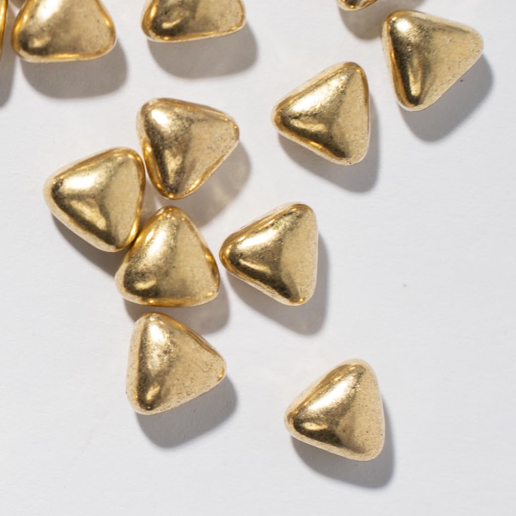 Snapklik.com : NIPEOR Sparkling Triangle Golden Sprinkles,Edible Pearl ...