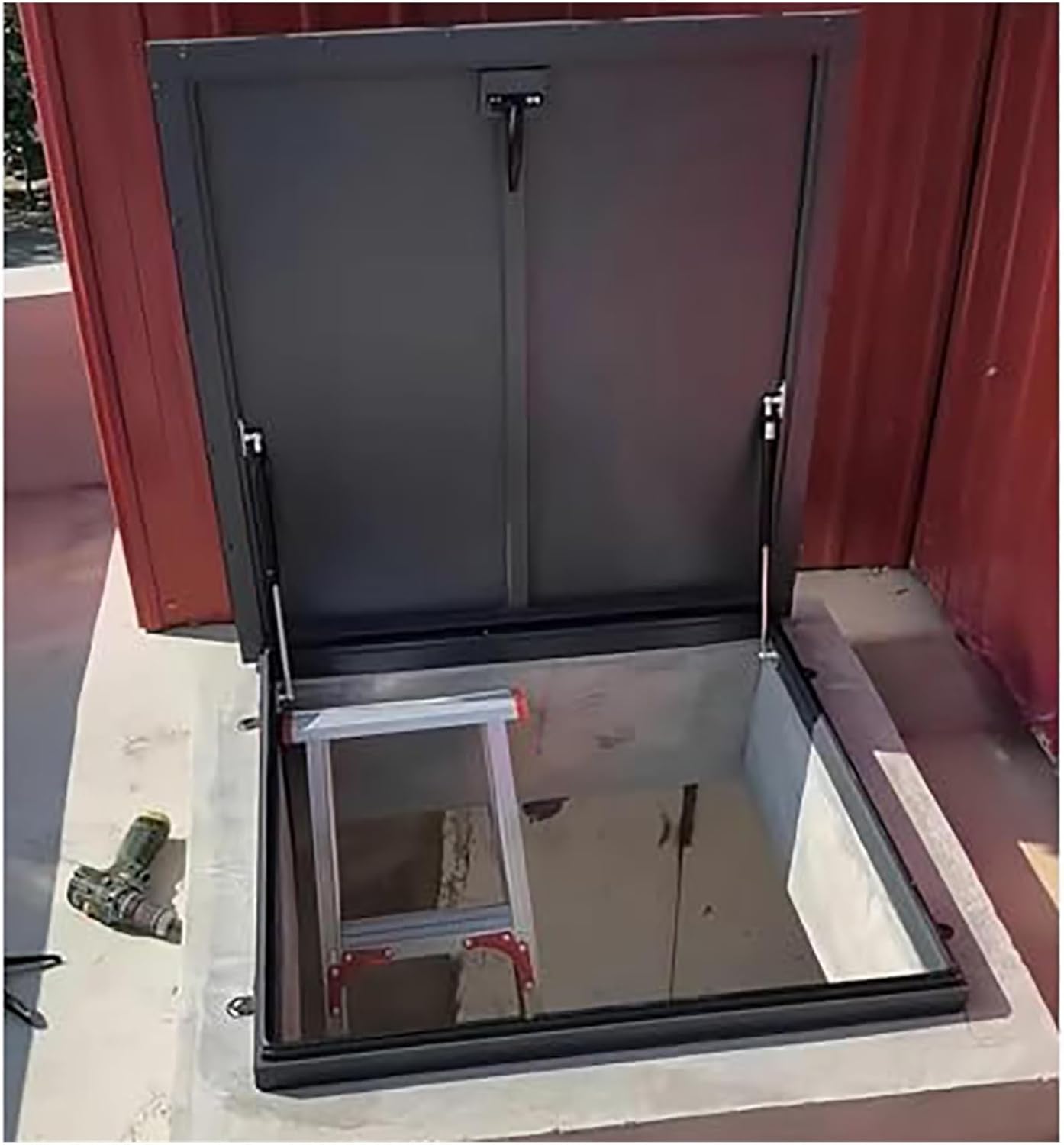 Building Roof Access Hatch For Maintenance, Galvanized Steel Roof Hatch ...
