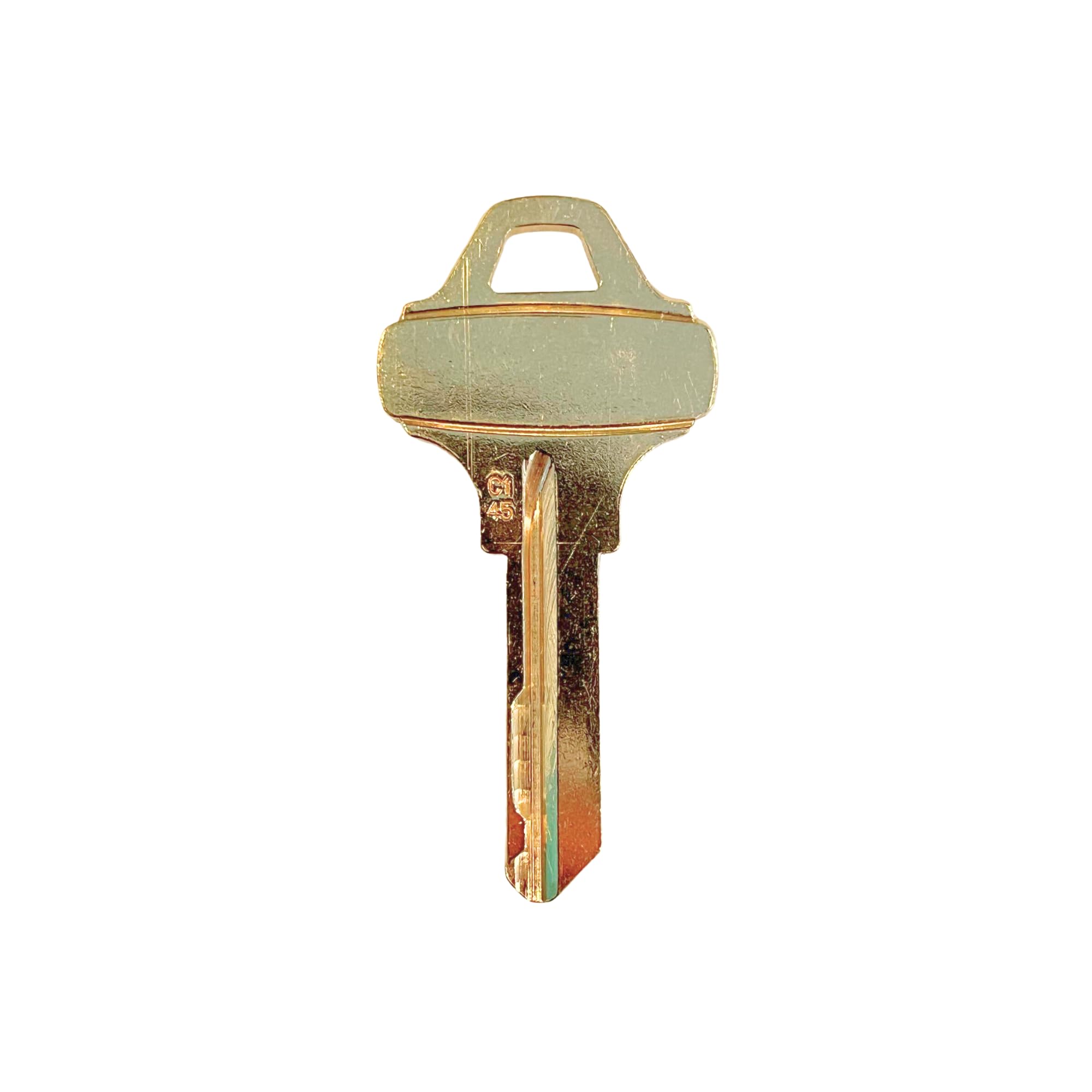 C145 MinuteFob SCHLAGE Compatible Brass Key Blanks (10 Pack) Works with ...